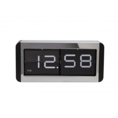 Большие перекидные часы Flip Clock Black Metal | Настольные часы