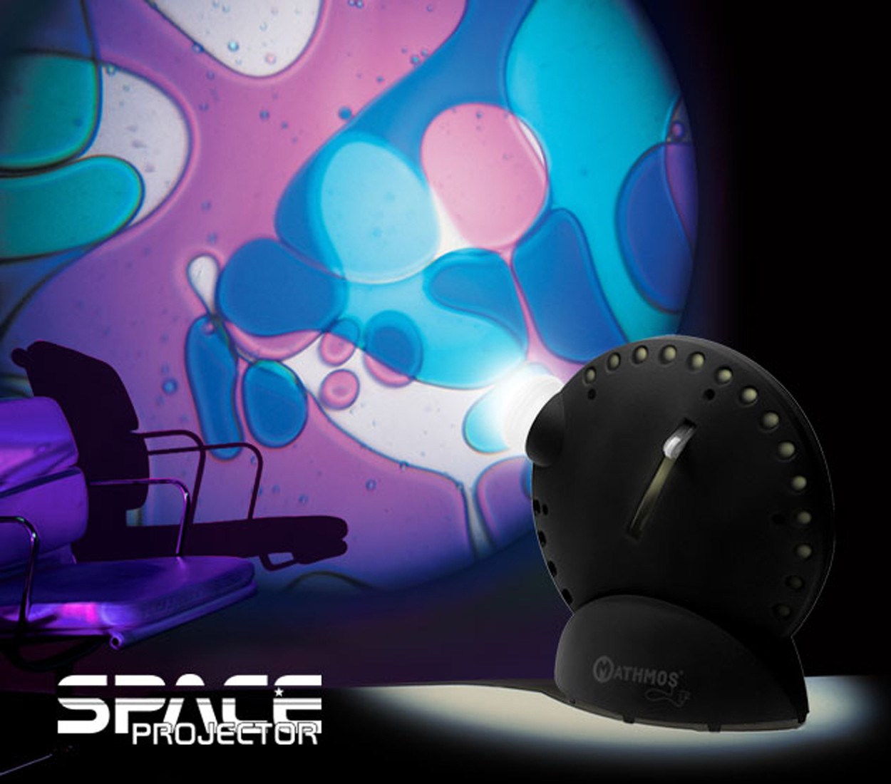 Проектор Mathmos Space Projector (фиолетово-синий): лучшая цена и ...
