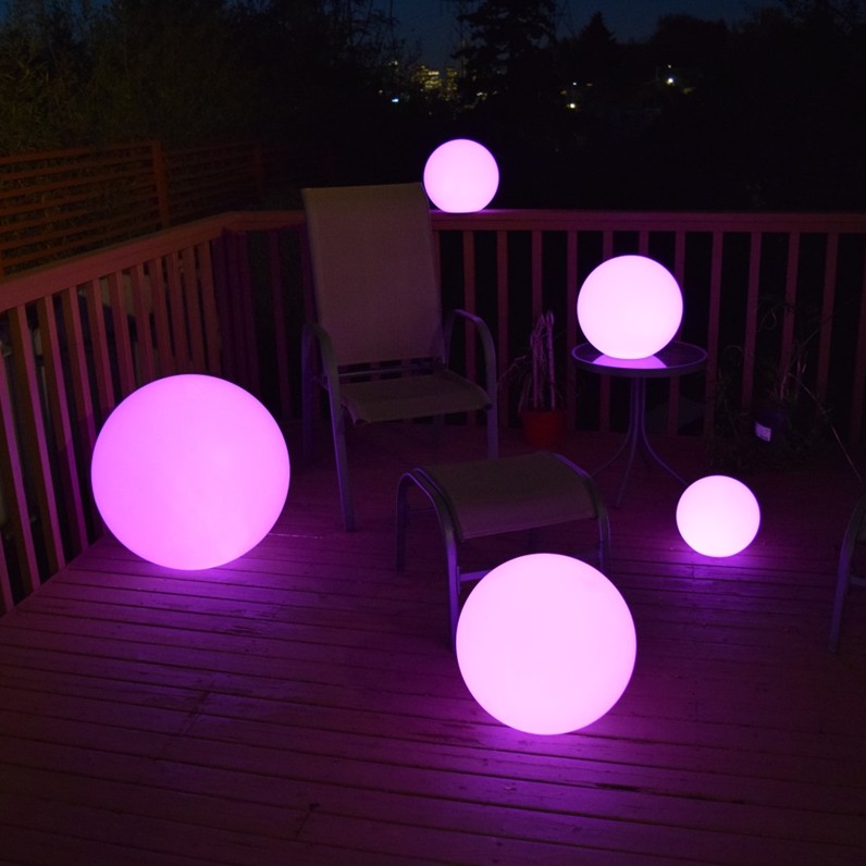 Подвесной светящийся шар 30см с пультом управления | Подарки.ру