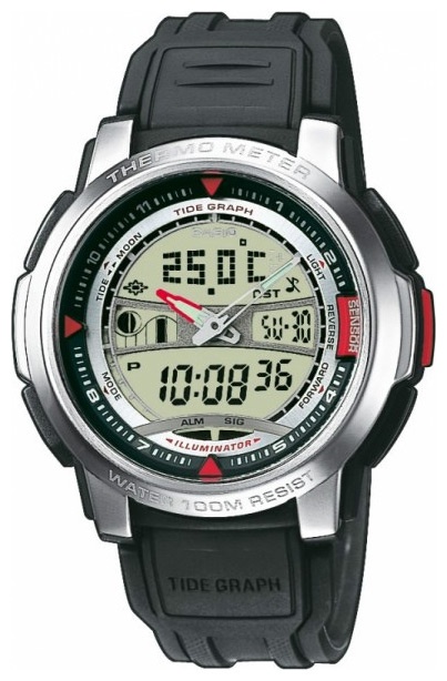Мужские наручные часы Casio Thermometer AQF-100W-7B: лучшая цена и ...